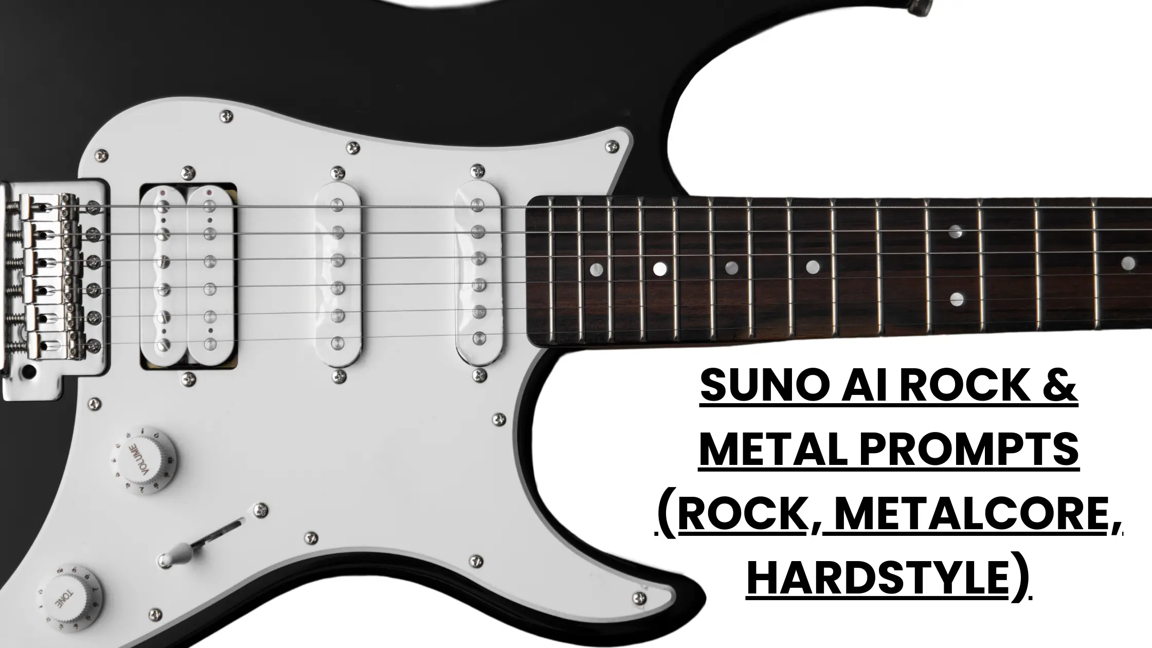 Suno AI Rock & Metal Prompts (Rock, Metalcore & Hardstyle)
